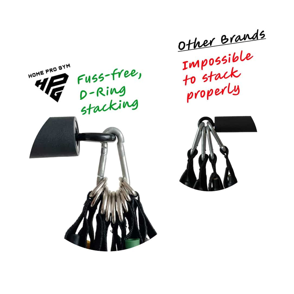 Stackable Resistance Band Set for Full-Body Workouts, Strength Training ...