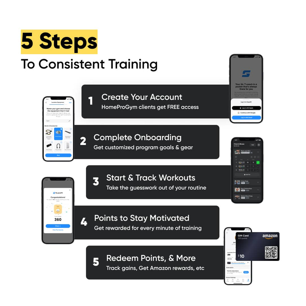 Stackable Resistance Band Set for Full-Body Workouts, Strength Training ...